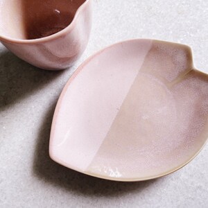 Sakura Tea Cup and Saucer Set Japanese Pottery - Etsy