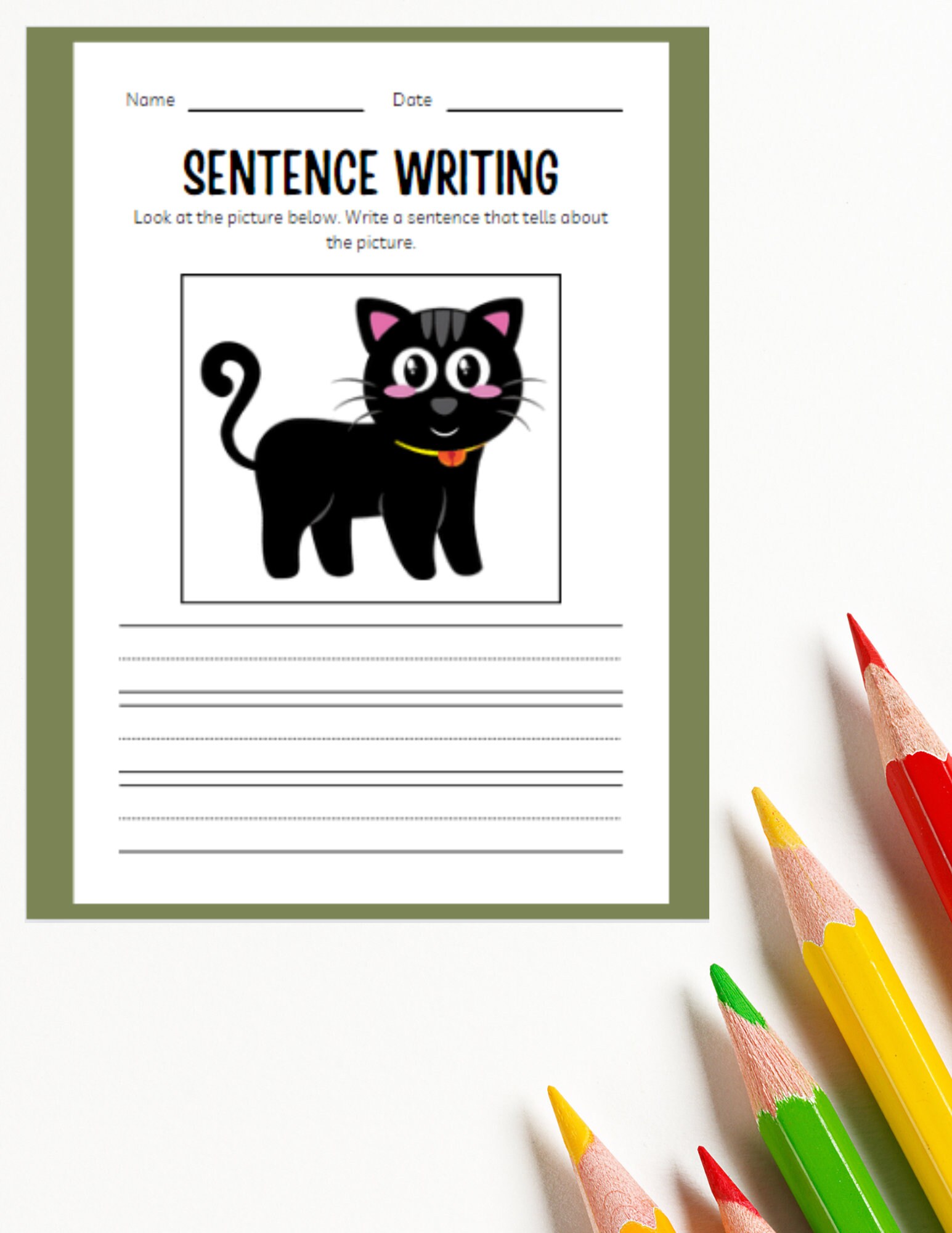 Printable Workbook for Kids, Printable Sheets With Activities for Kids ...