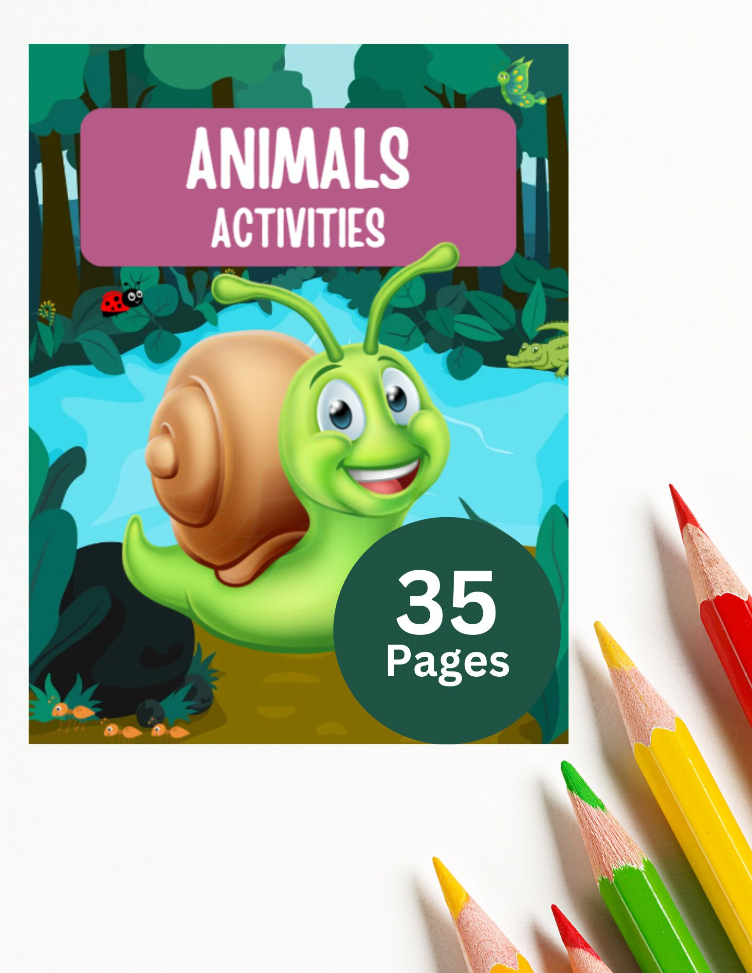 Printable Workbook for Kids, Printable Sheets With Activities for Kids ...