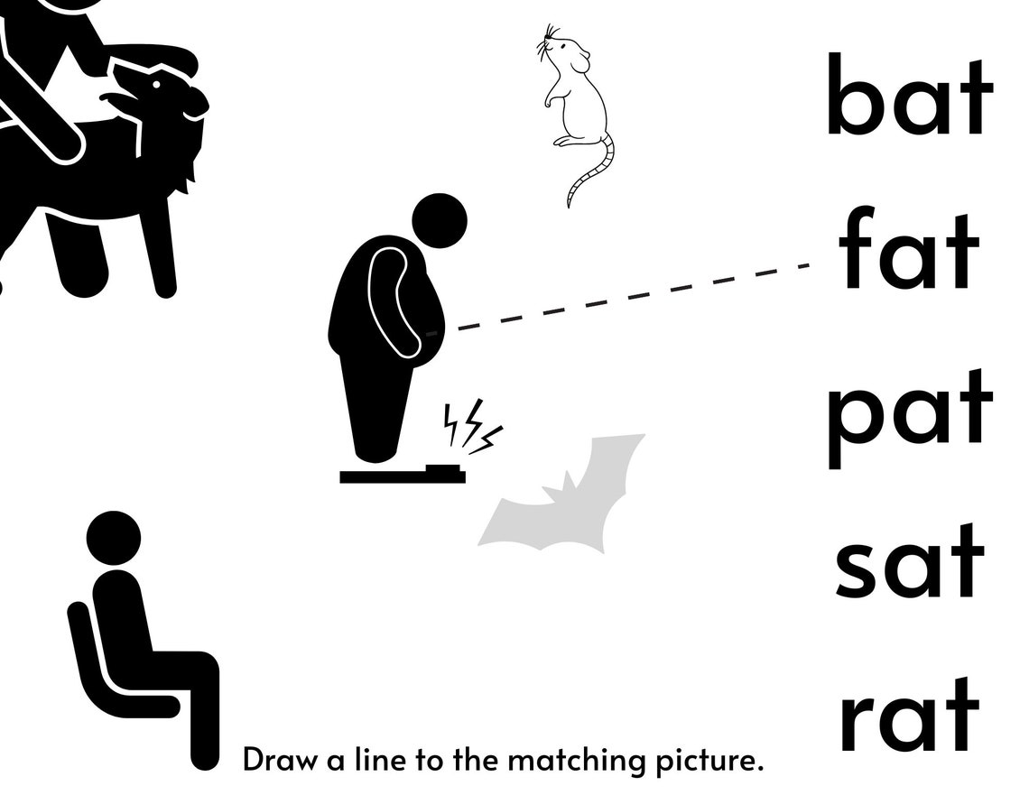 At Et It Ot Ut CVC Word Family Bundle Activity - Etsy