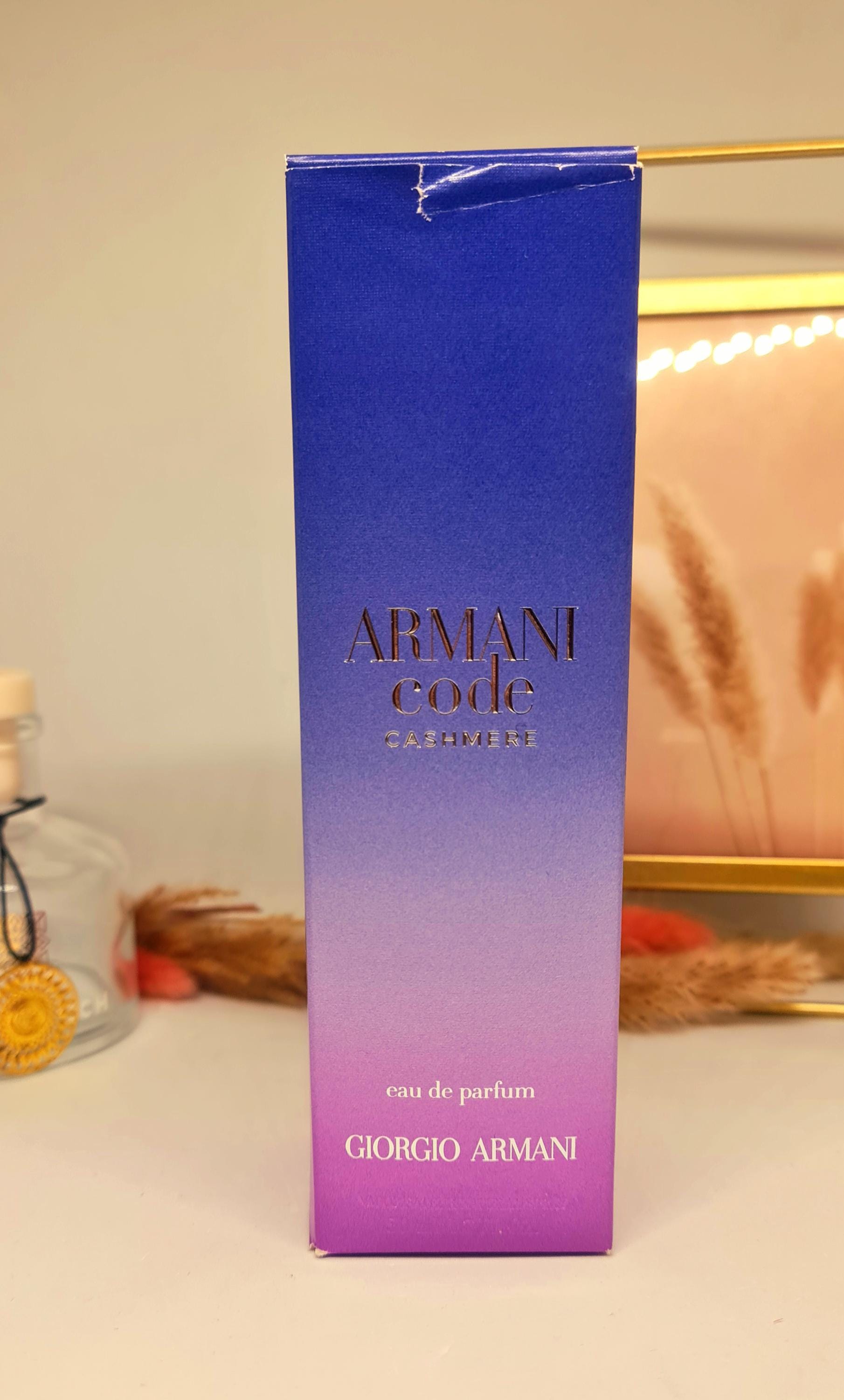 Armani Code Cashmere 50 ml 1.7 fl.oz Eau de Parfum Pour Femme Livraison Gratuite France Neuf Etsy France