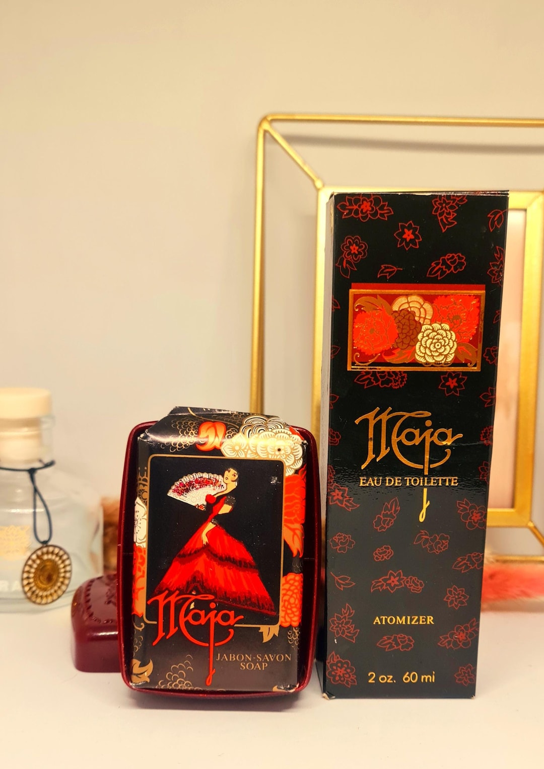 Maja Myrurgia (1921) Eau De Toilette 60 Ml 2 Fl.oz + 3 Soaps With Soap ...