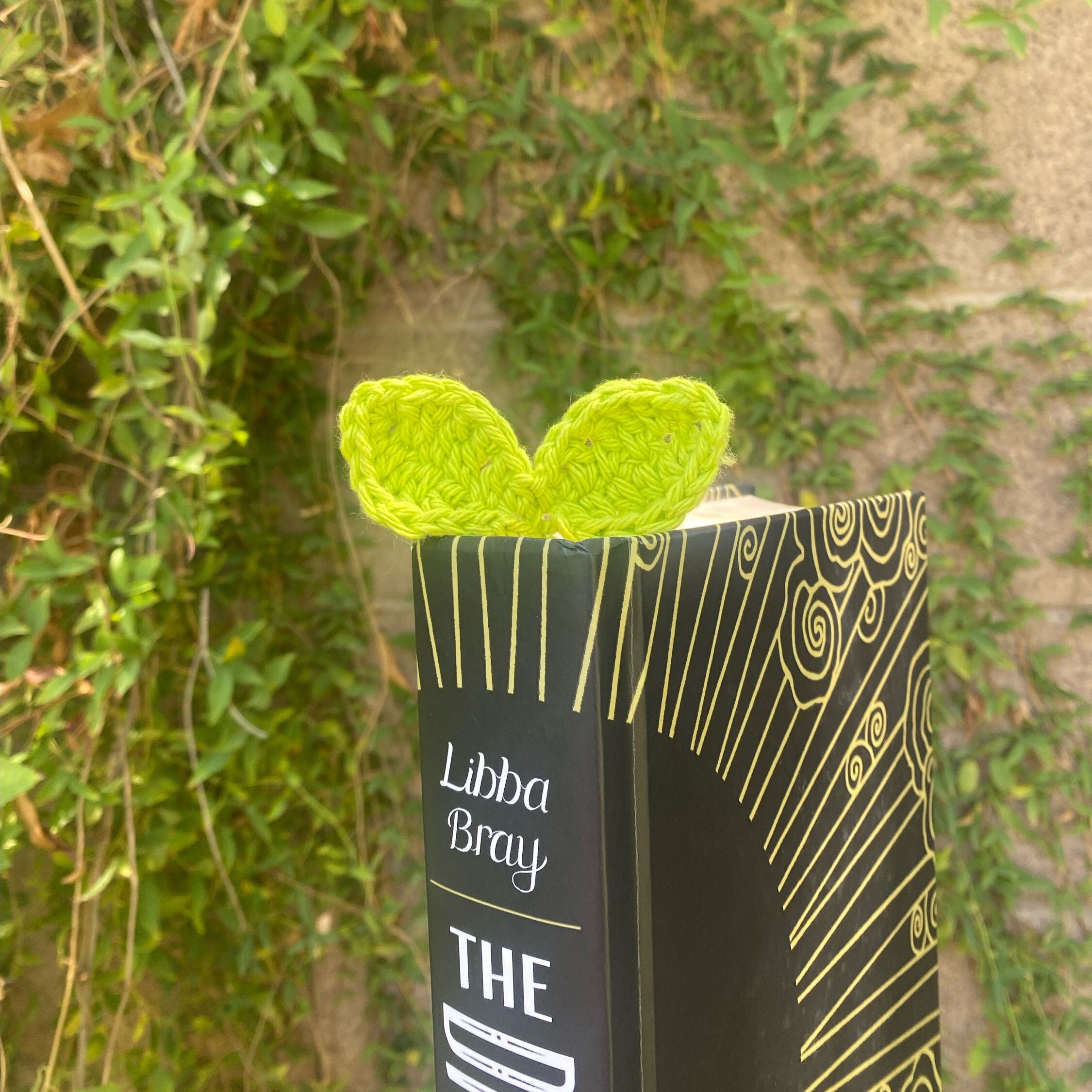 Crochet Sprout Bookmark ∙ Crochet Leaf Bookmark ∙ Sprout Bookmark ∙ ...