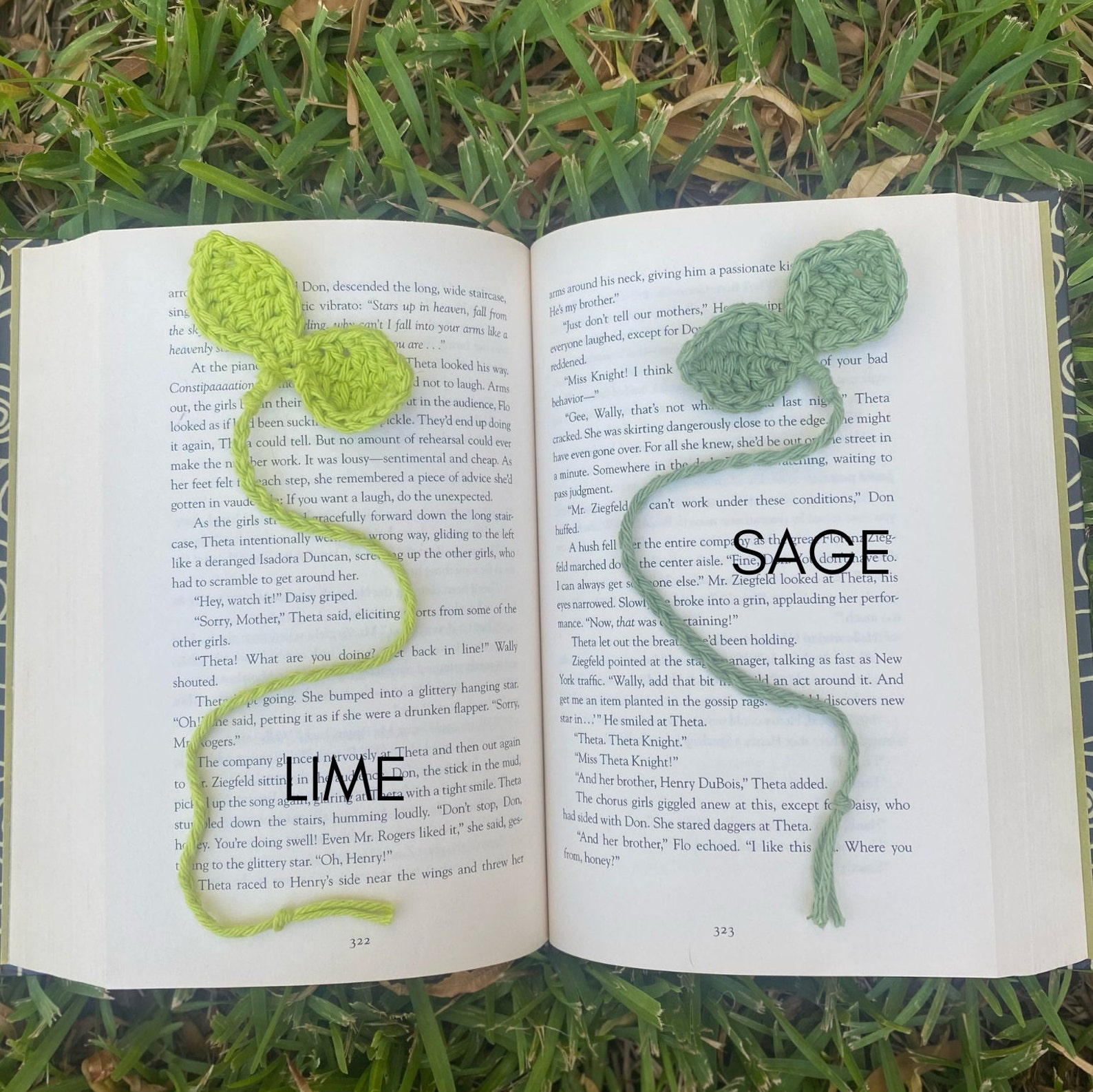 Crochet Sprout Bookmark ∙ Crochet Leaf Bookmark ∙ Sprout Bookmark ∙ ...
