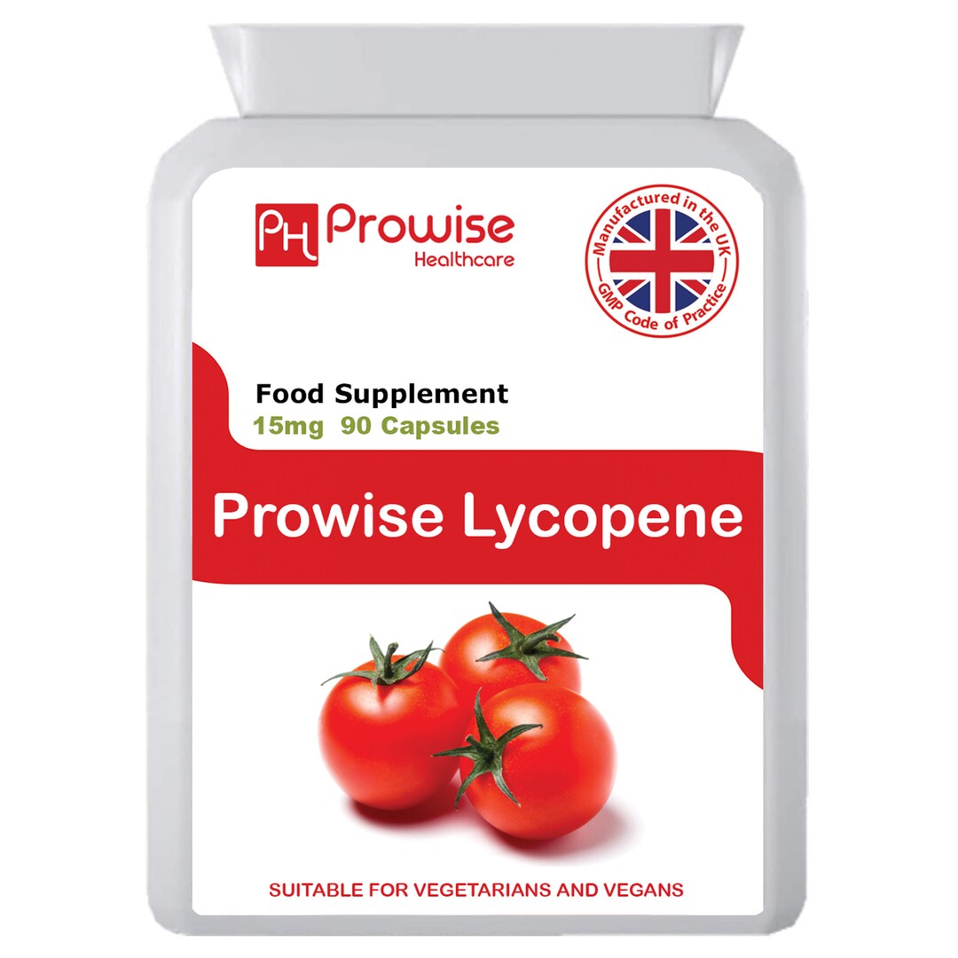 Lycopene 10% Beadlet 15mg 90 Capsules – UK Manufactured | GMP Standards ...