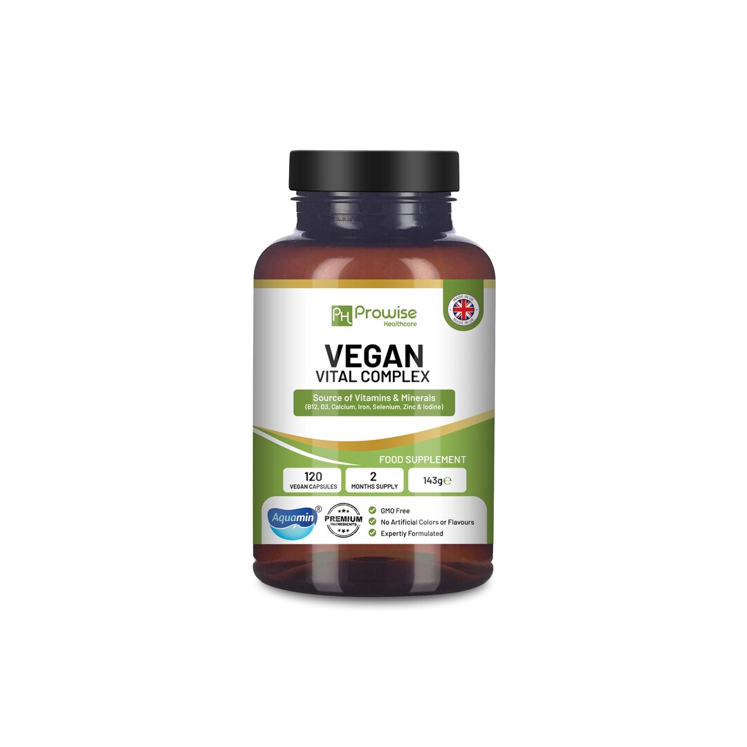 Vegan Vital - Multivitamins Complex 120 Capsules - Vitamins and ...