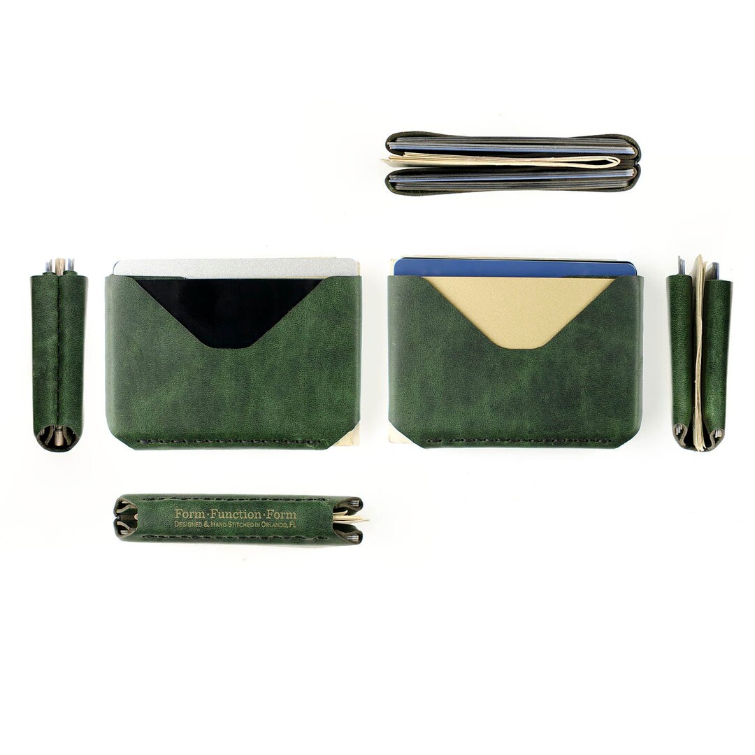 The Sidestep Wallet; as Narrow as a Credit Card and Tall as a Dollar ...