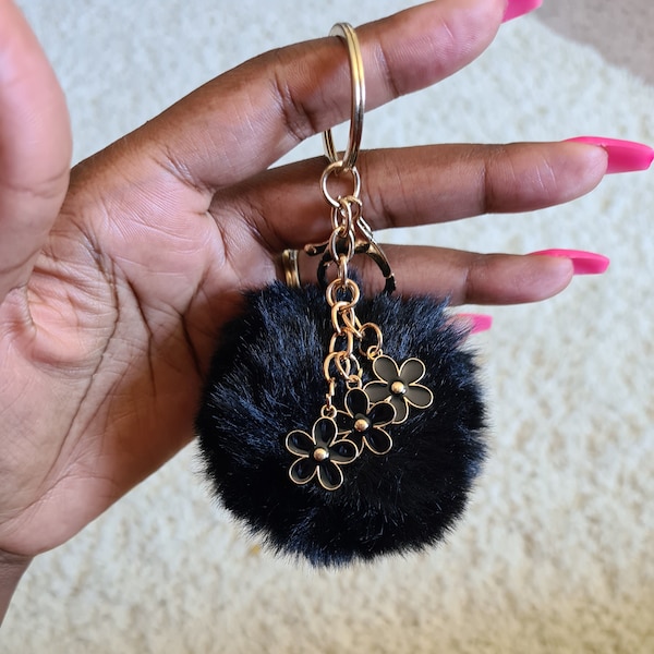 Fluffy Keychains - Etsy