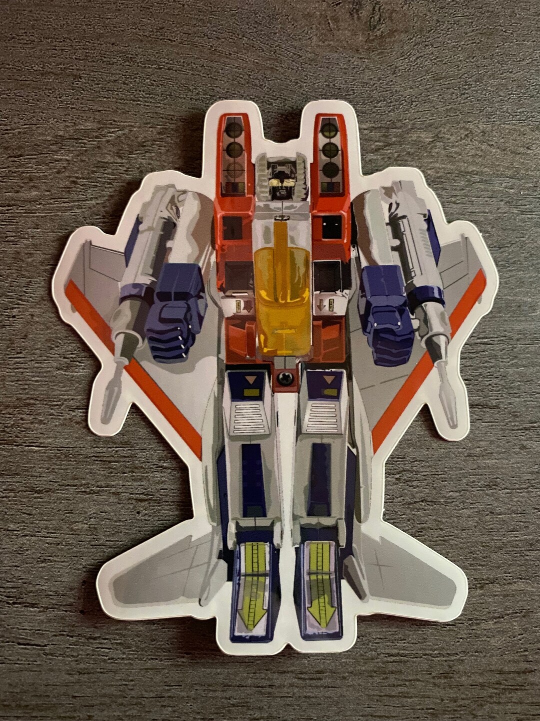 Transformers Generation 1 Starscream Toy Vinyl Sticker - Etsy