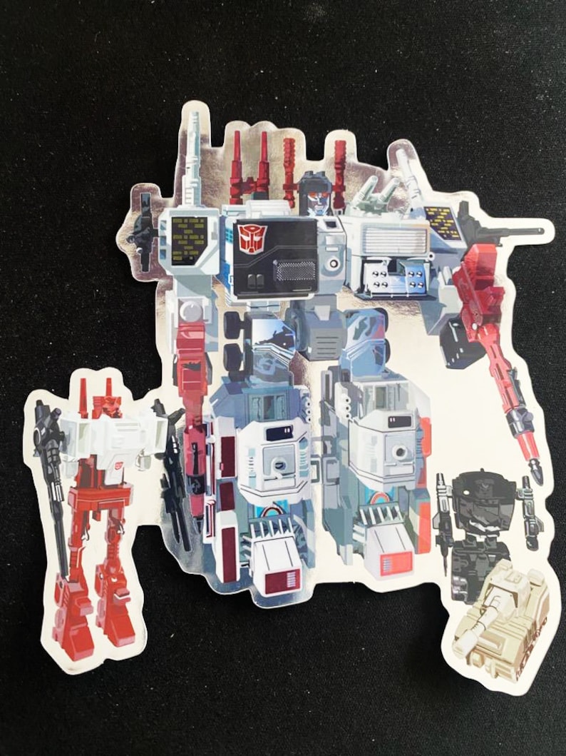 Transformers Generation 1 Metroplex Deluxe Toy Vinyl Sticker **NEW ...