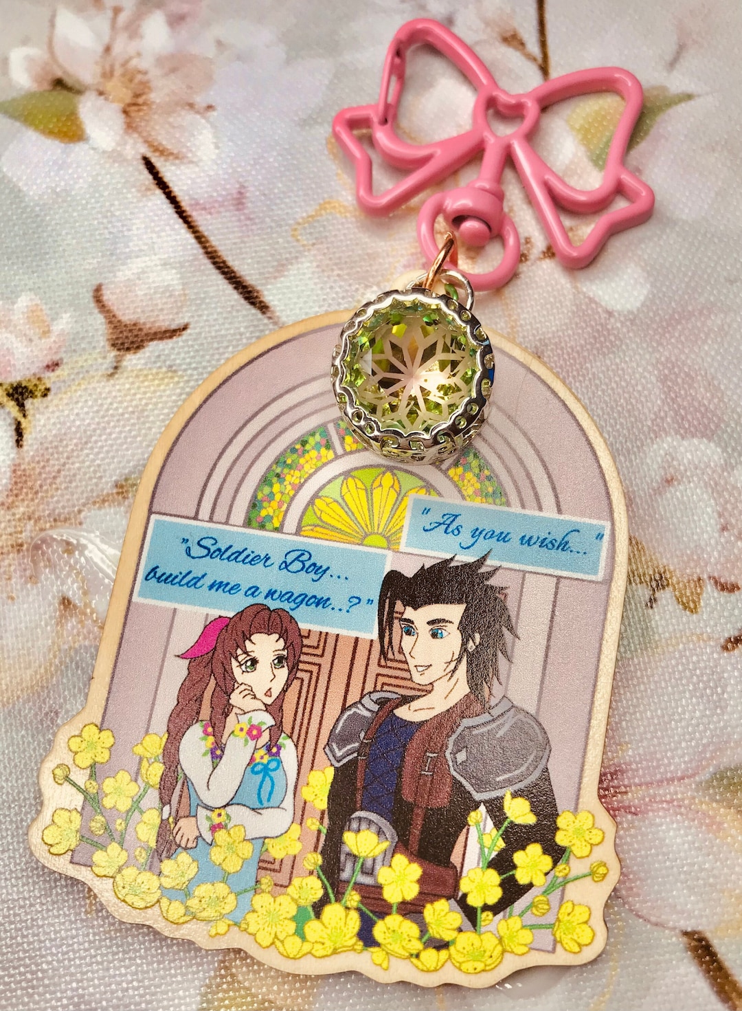 Aerith Princess Bride Charm - Etsy
