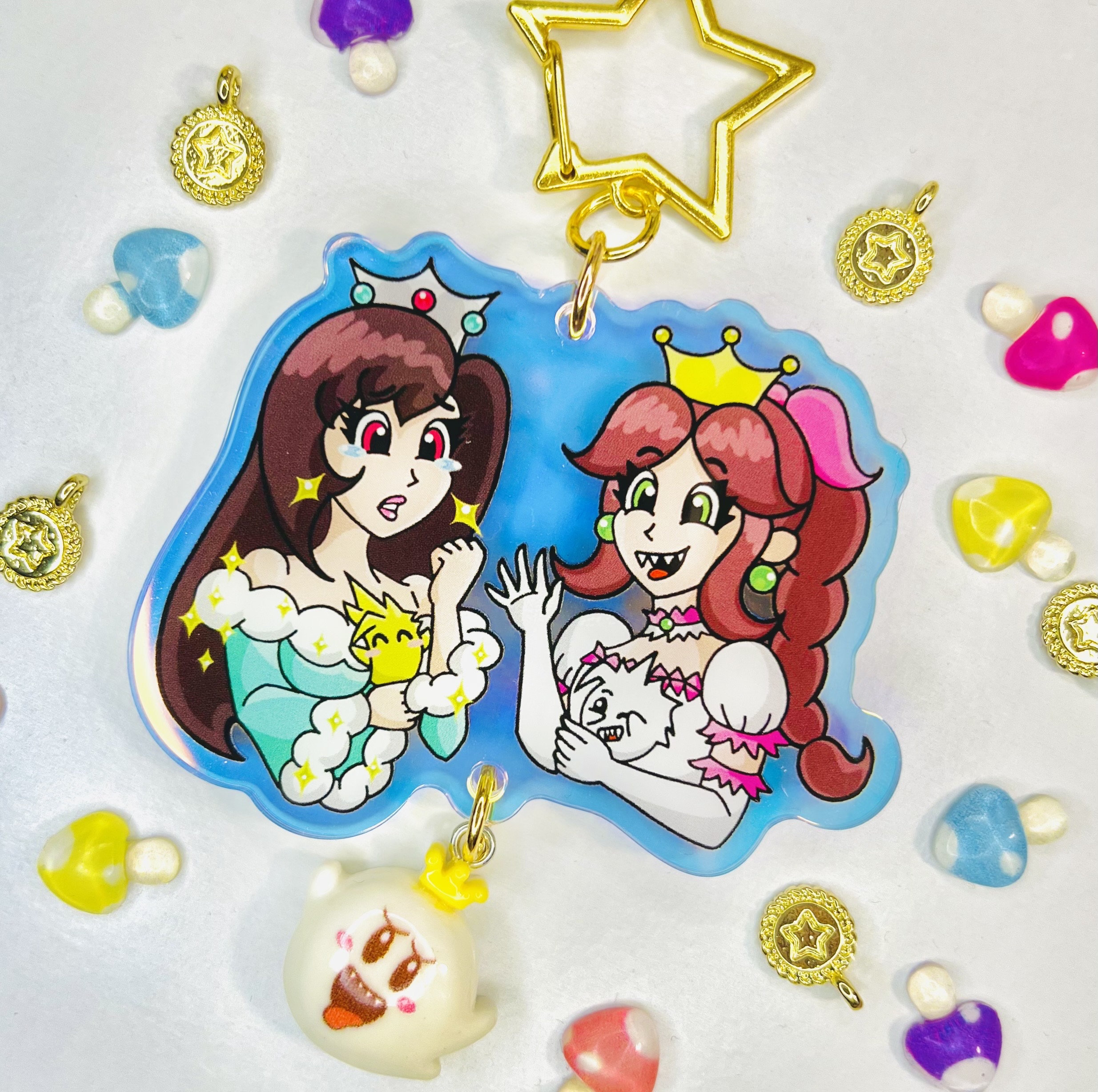 Mario World Princess Tifa & Aerith - Etsy