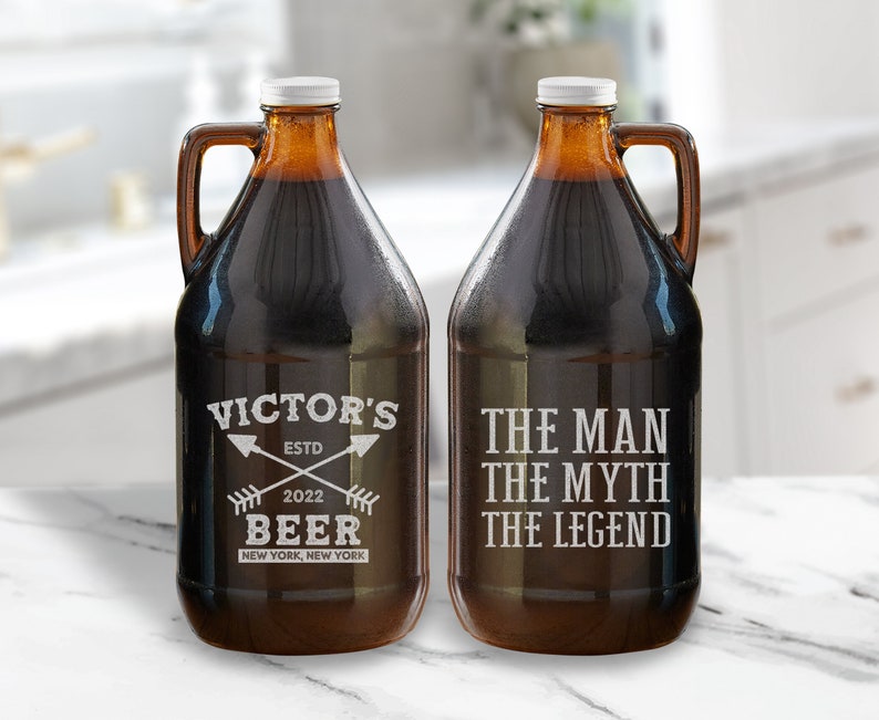 Personalized Beer Growler, Engraved Growler, Custom Beer Lover Gifts ...