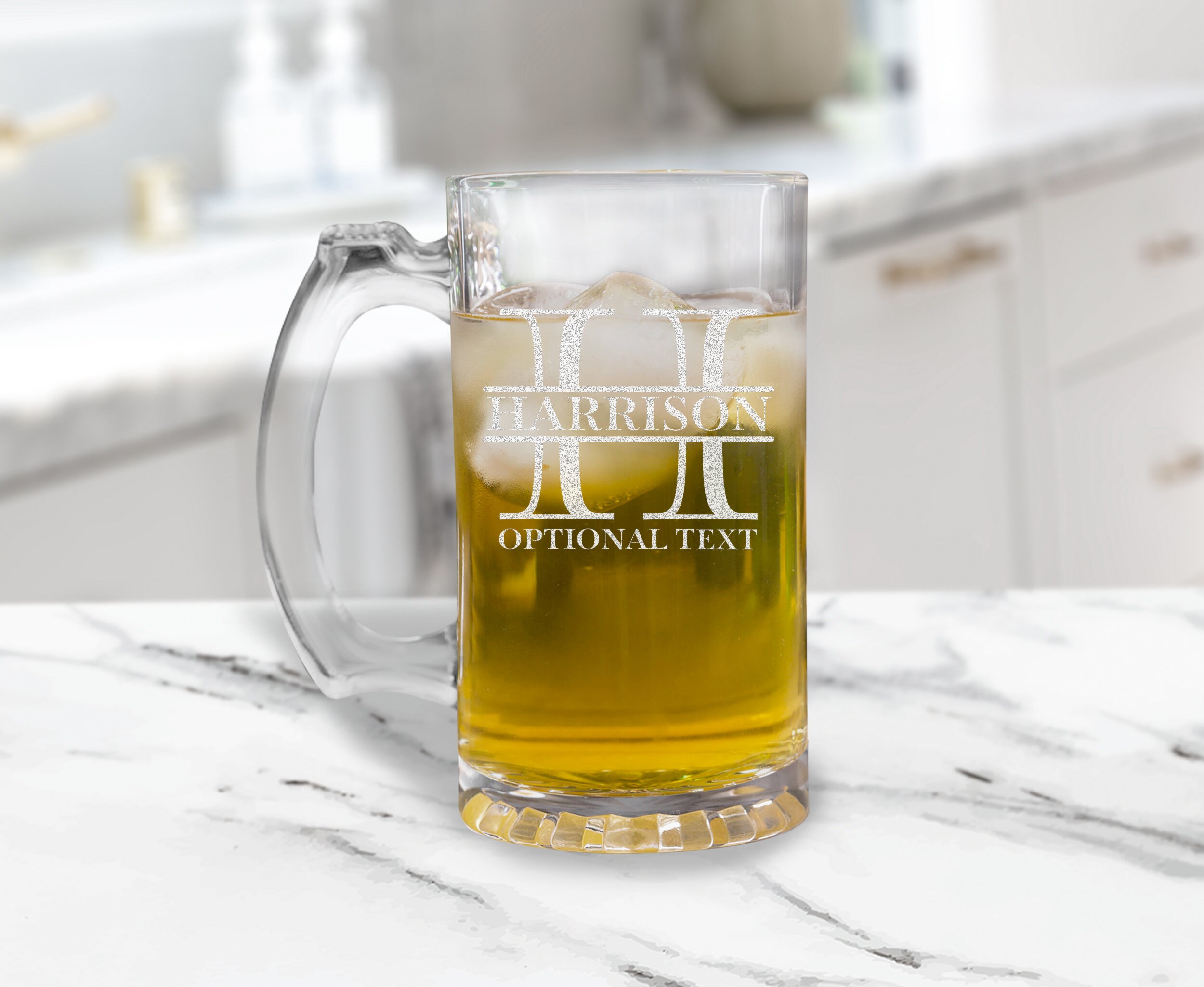 Personalized Monogram Beer Mugs Groomsman Beer Mug Bachelor - Etsy