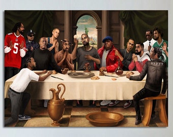 Tupac Last Supper - Etsy