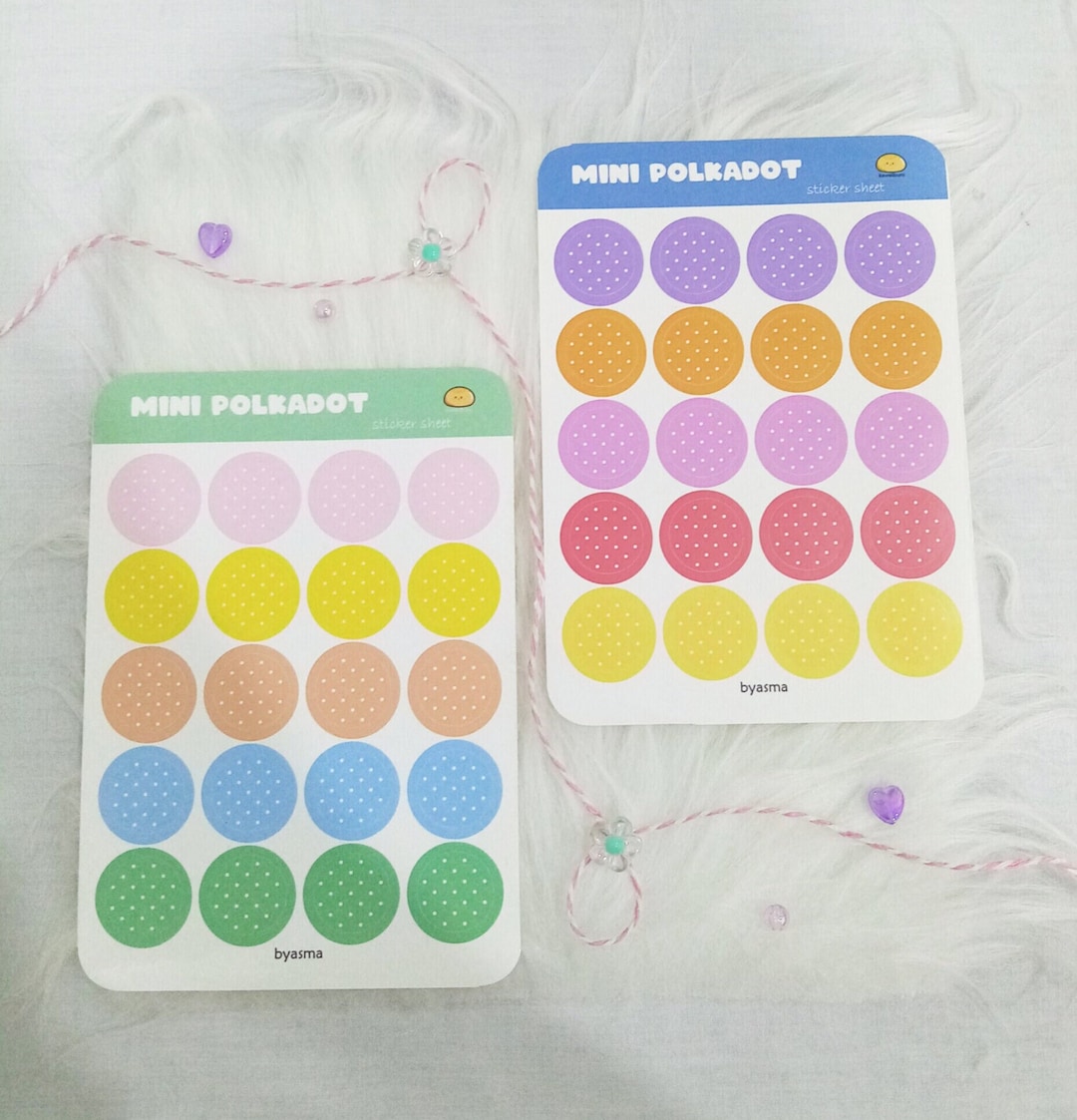Dot Pattern Round Stickers, Circle Stickers, Colorful Dot Stickers ...