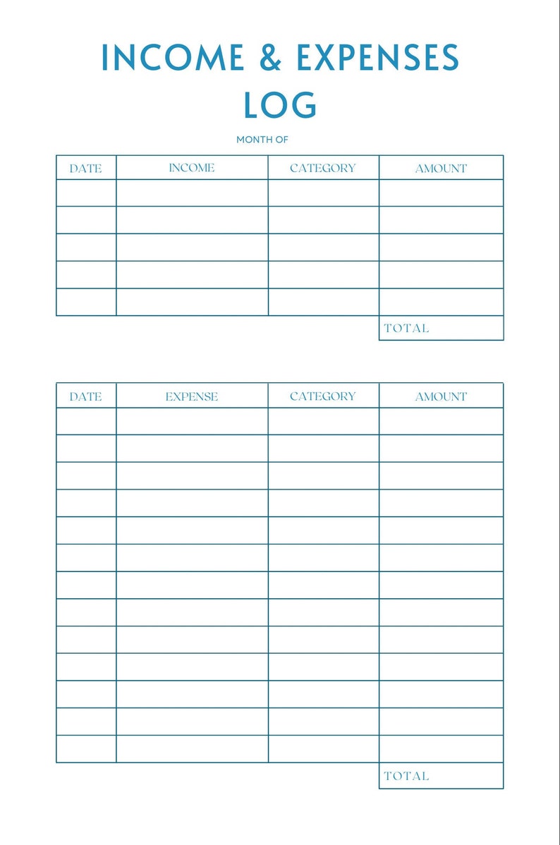 Expense Tracker - Etsy