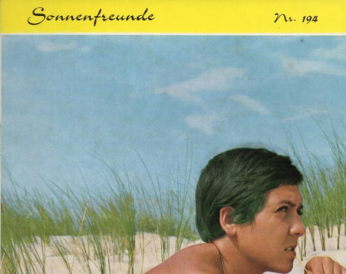 Sonnenfreunde N194 1966 FKK Magazine Magazine Issue Free Body Culture Sonnenfreunde N194 1966 FKK Magazine Magazine Issue Free Body Culture