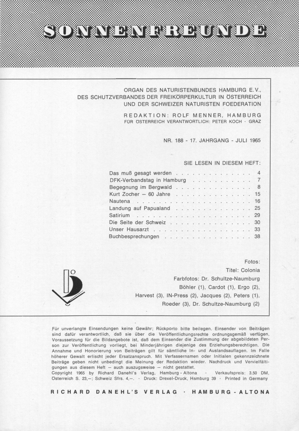 Sonnenfreunde N188 FKK Magazine Magazine Revista - Etsy España