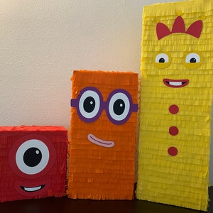 Numberblocks Inspired Personalized Piñata - Etsy
