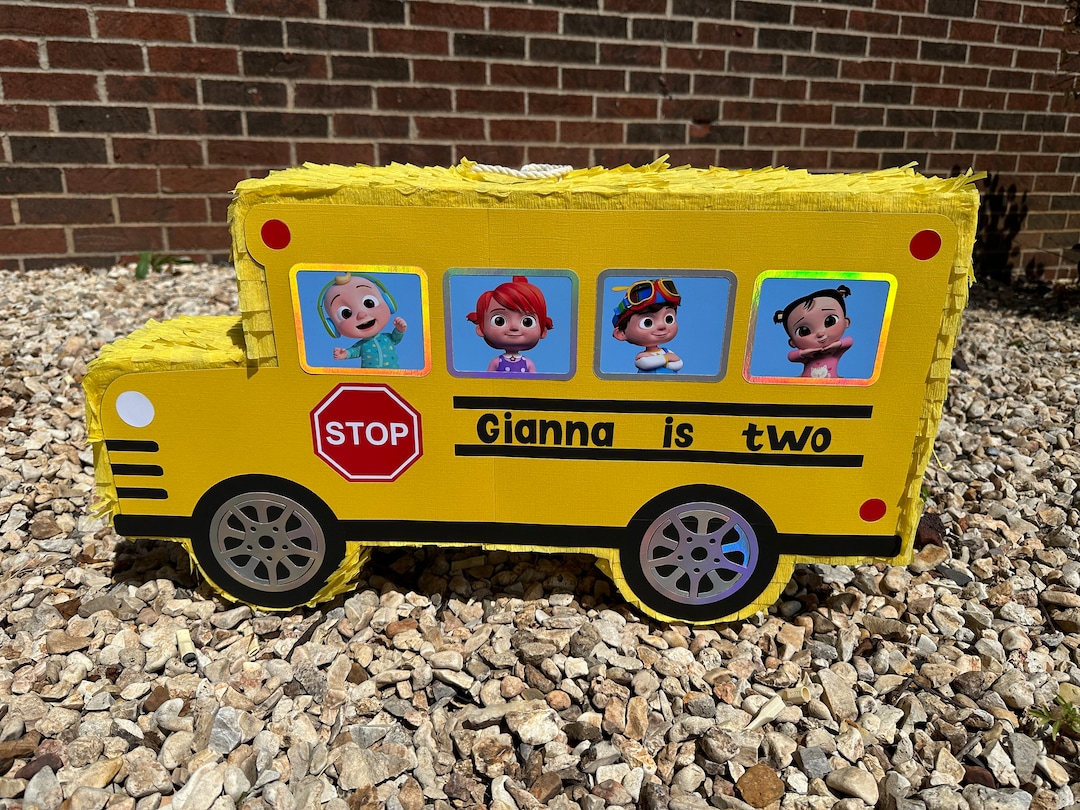 Bus Melon Inspired Personalized Piñata - Etsy