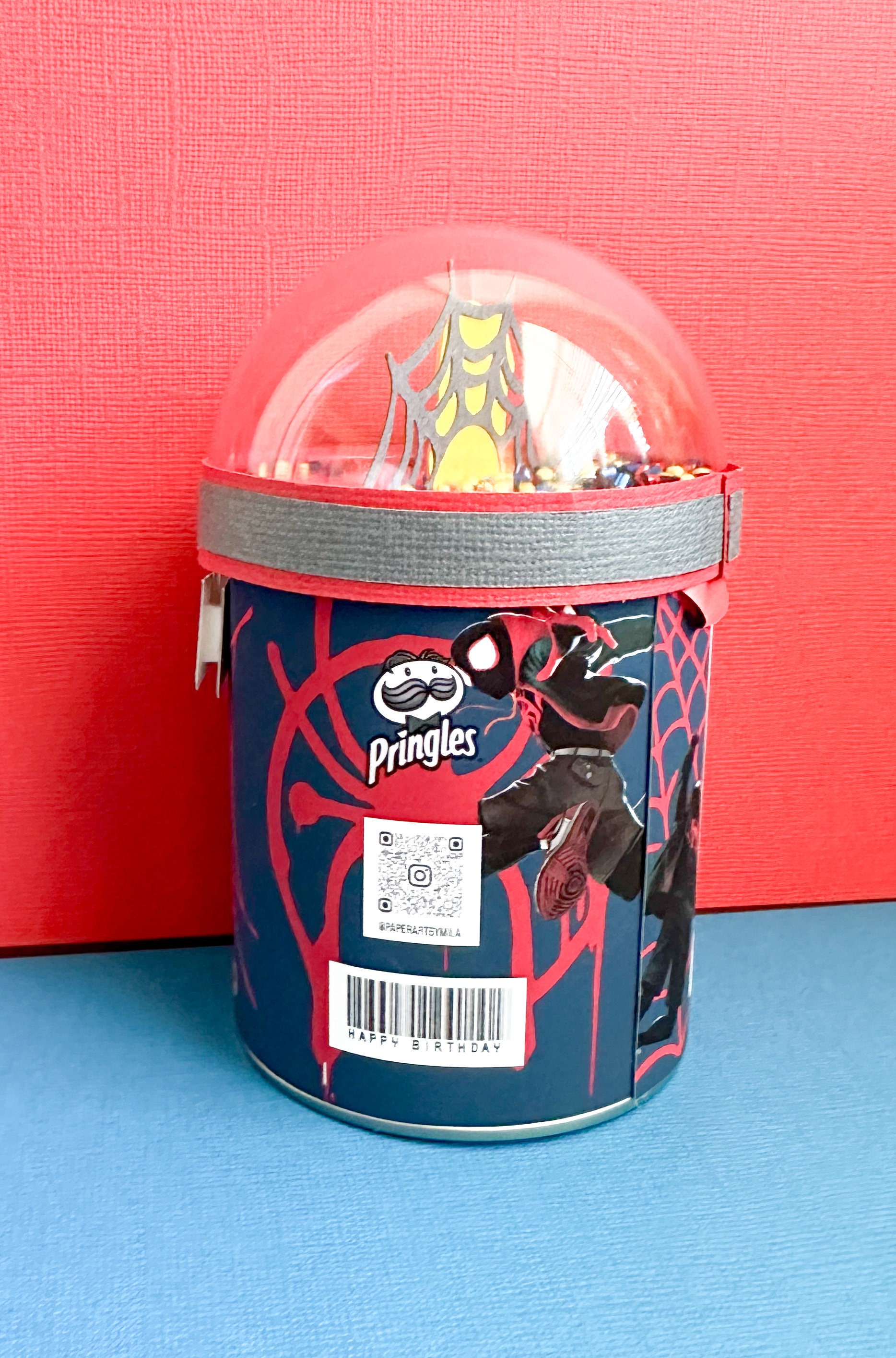 Miles Morales Spiderman Custom Pringles Shaker Personalized - Etsy