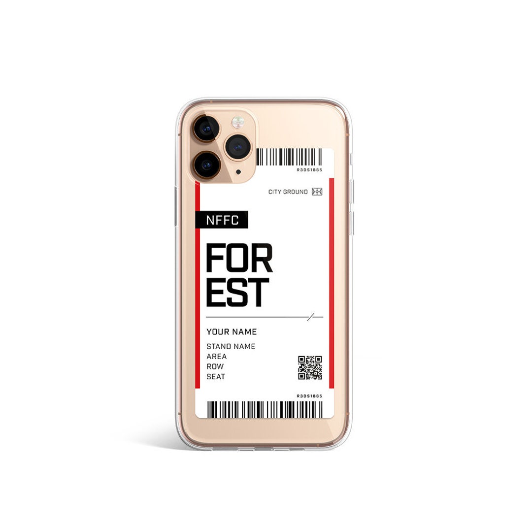 Unofficial Personalised Nottingham Forest Season Ticket Phone Case - Etsy