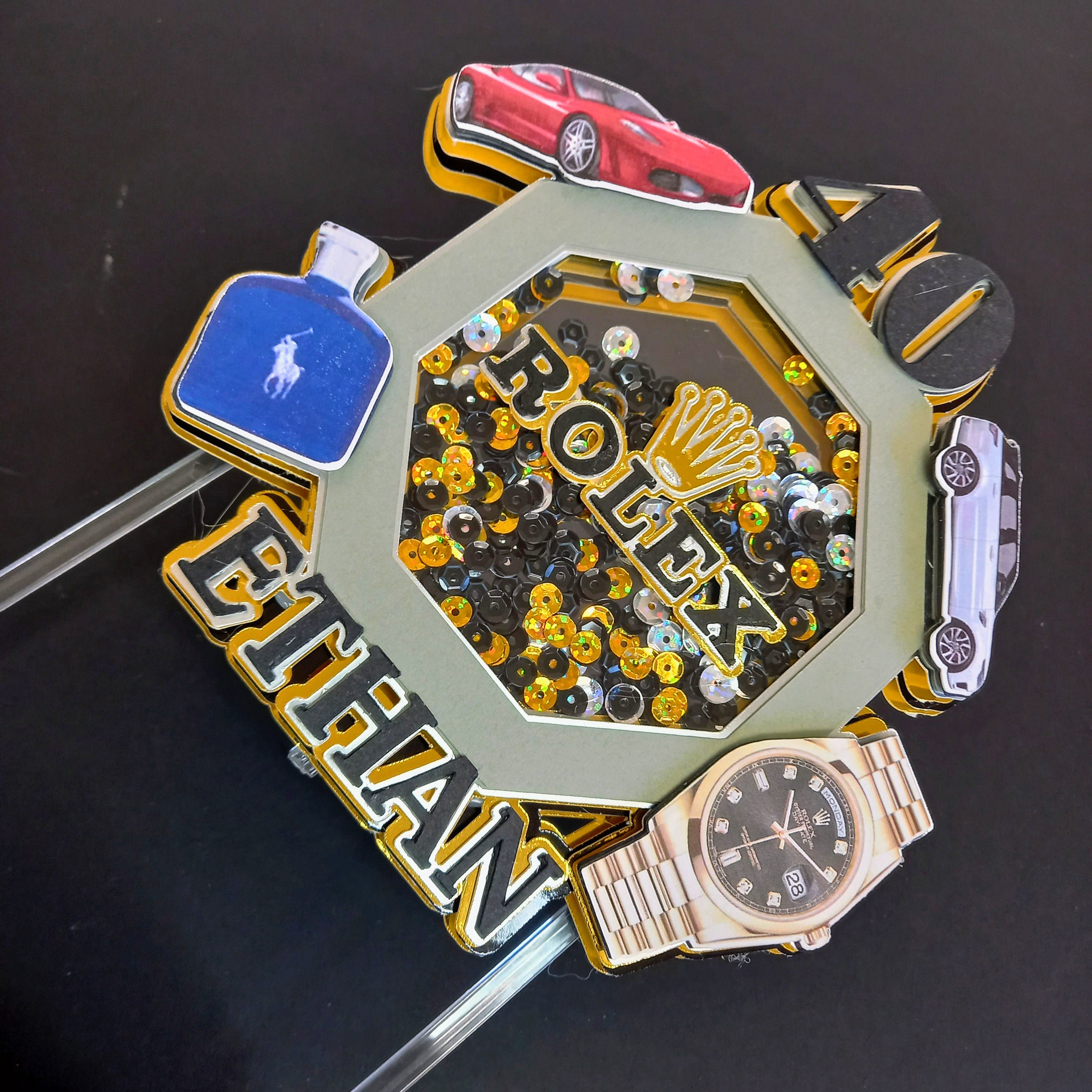 Topper de cumpleaños, Toppers, Topper, Cake Topper, 3dTopper, Topper ...