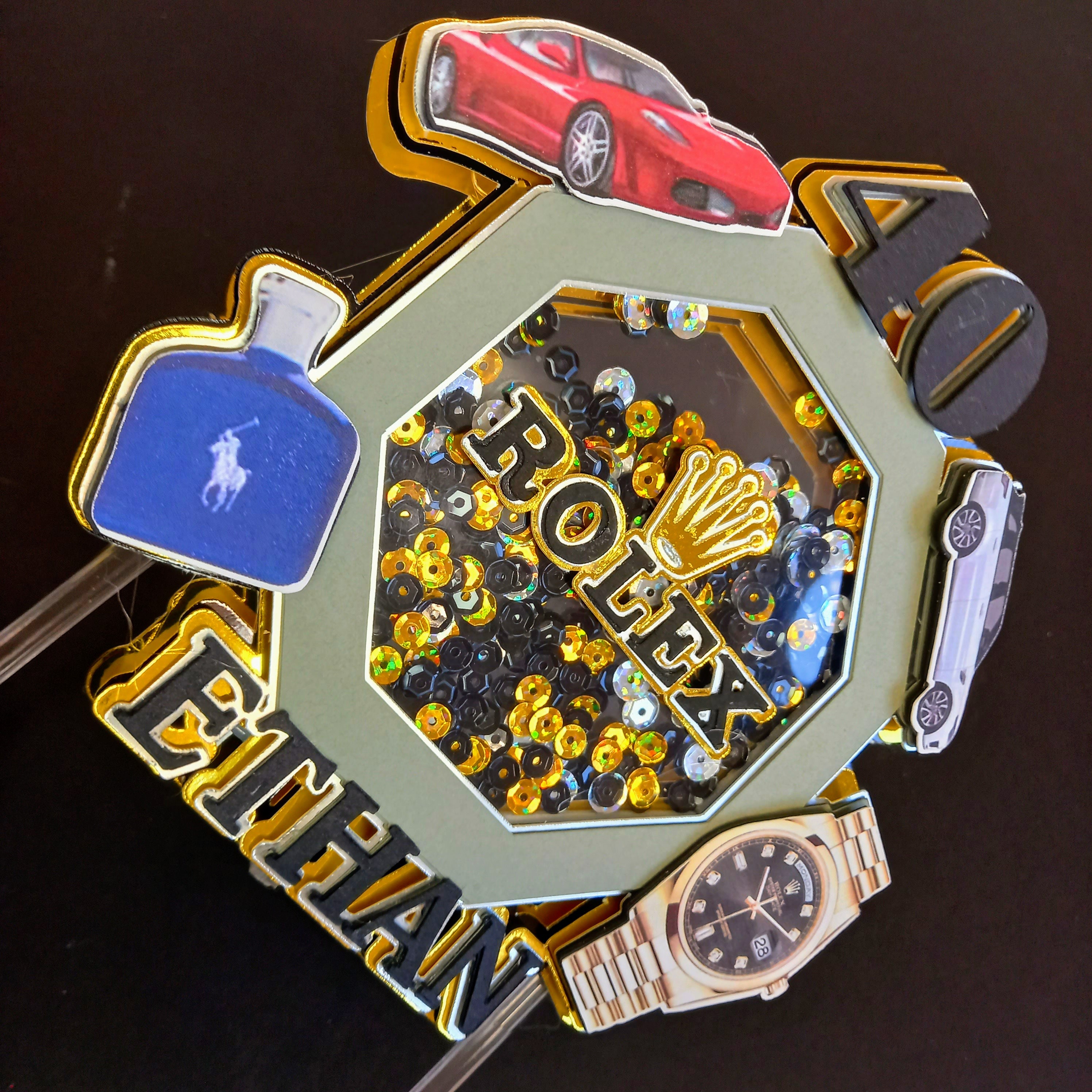 Birthday Topper, Toppers, Topper, Cake Topper, 3dtopper, Mens Topper ...