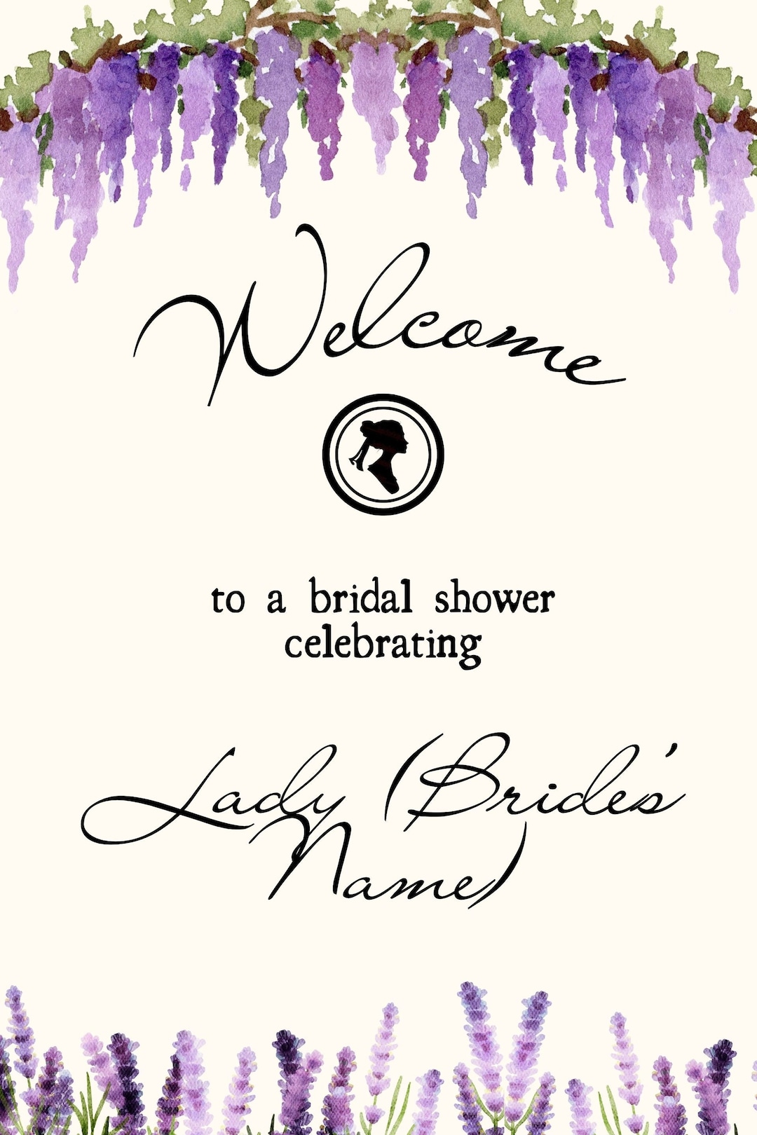 Bridgerton Inspired Bridal Shower Welcome Sign - Downloadable File - Etsy