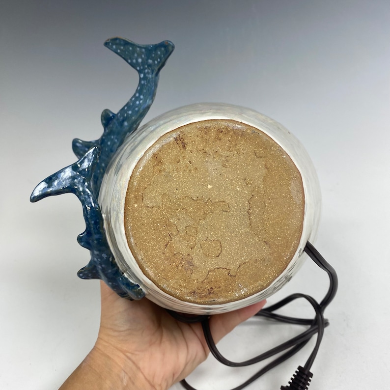 Whale Shark Lamp Sea Life Ocean Lamp Handmade Ceramic Table Lamp - Etsy