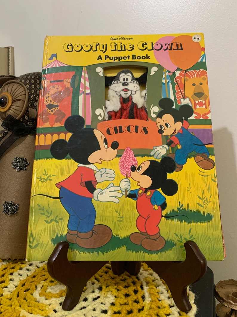 Rare Vintage Walt Disneys 1977 Goofy the Clown A Puppet - Etsy UK