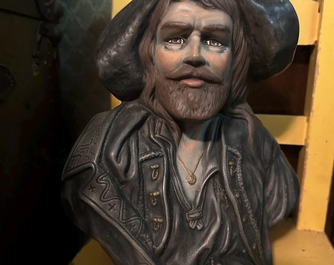 1970s Vintage Pirate Bust, Ceramic Holland Mold Head Busts ...