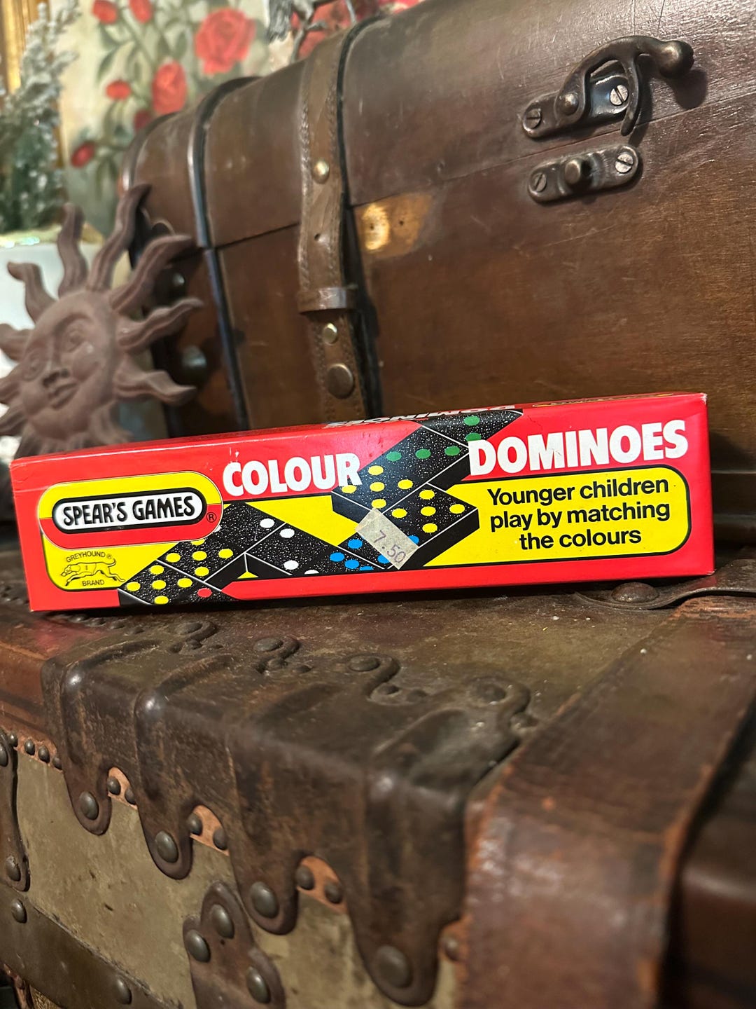 Vintage Spears (1960s or 70s) Colour Dominoes W/ Colored Pips for ...