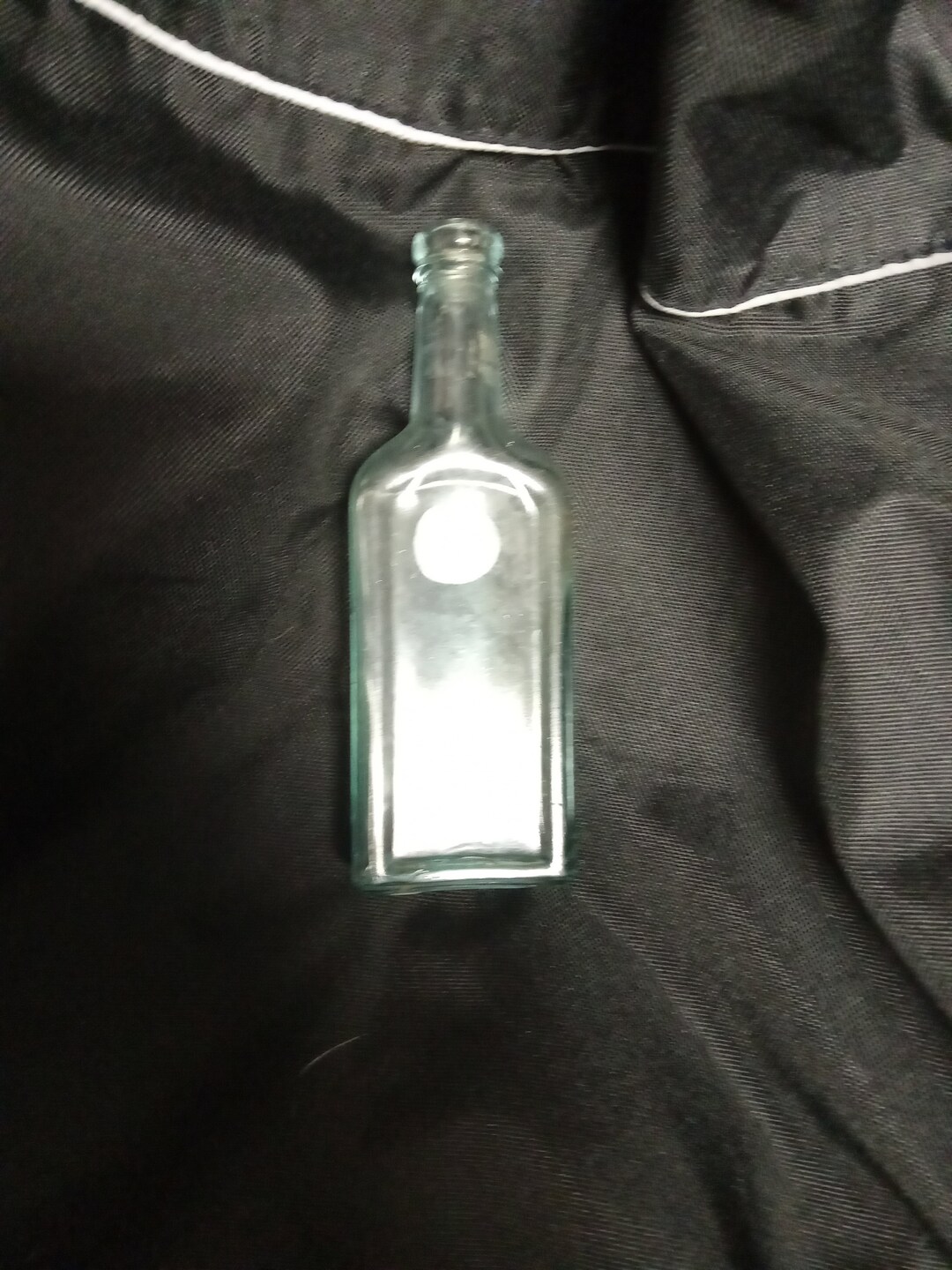 Vintage 1920's Hal H. Fletchers Castor Oil Medicine Bottle - Aqua Glass ...
