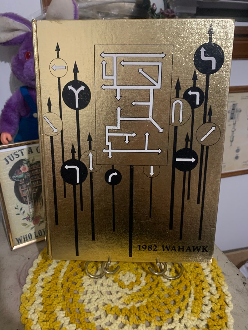 1982 West Waterloo High School Yearbook, Waterloo, Iowa the Wahawk - Etsy