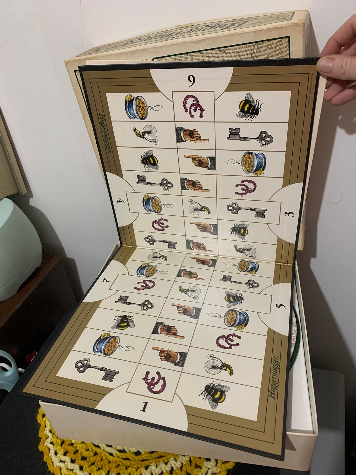 Vintage hugger Mugger Board Game by Golden 1989 Edition - Etsy