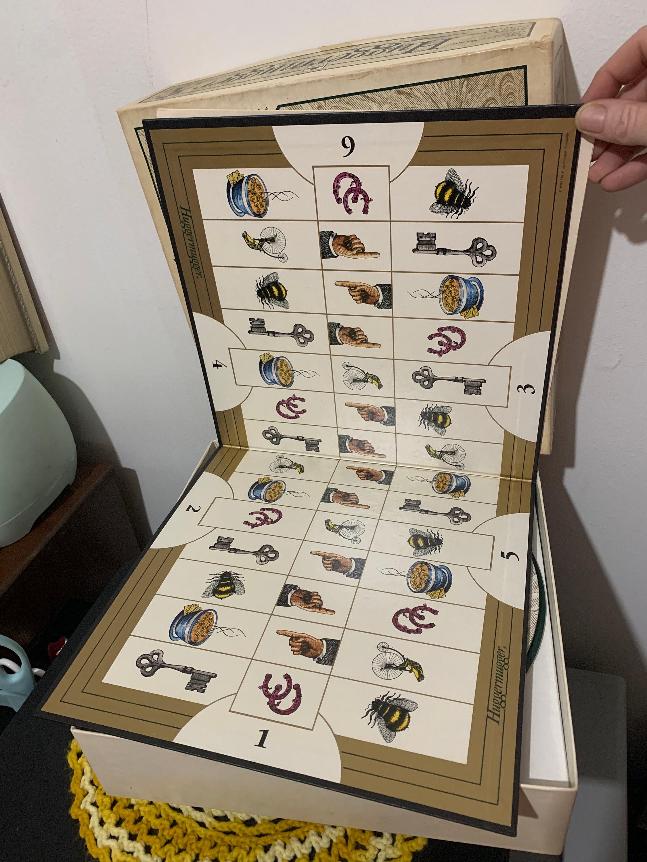 Vintage hugger Mugger Board Game by Golden 1989 Edition - Etsy