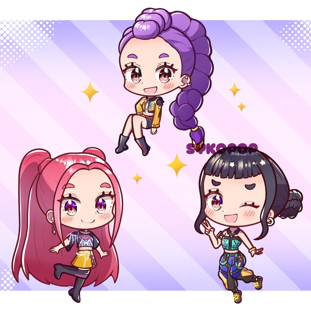 K-pop Demon Hunters Charms - Huntrix - Etsy