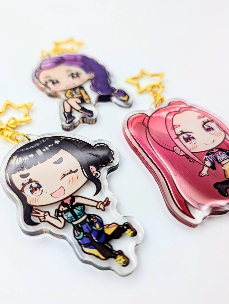 K-pop Demon Hunters Charms - Huntrix - Etsy