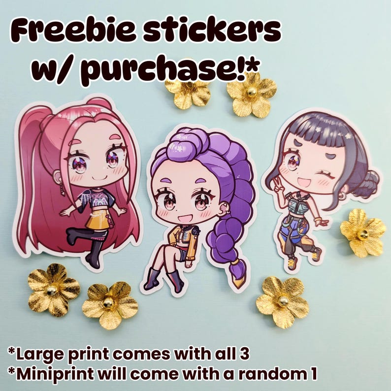 Kpop Demon Hunters - Huntrix Print - Etsy