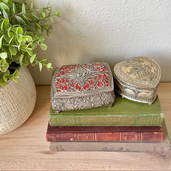 Metal Trinket Box - Etsy
