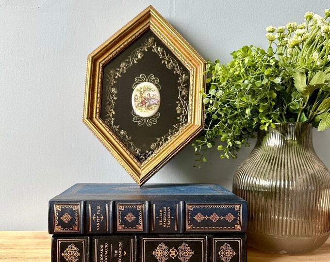 Vintage Victorian Shadow Box | Victorian Style Framed Wall Decor - Etsy