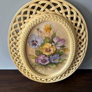 Vintage Floral Print Cottage Core Wall Decor - Etsy