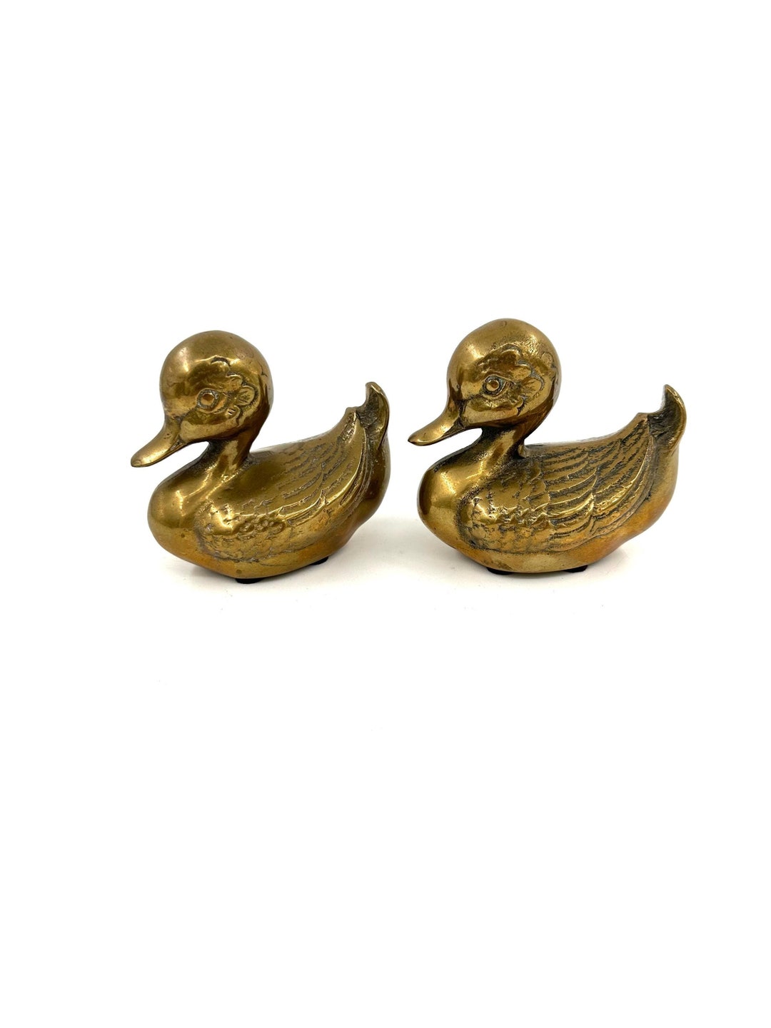 Vintage Brass Duck Set Vintage Brass Decor Nursery Decor - Etsy
