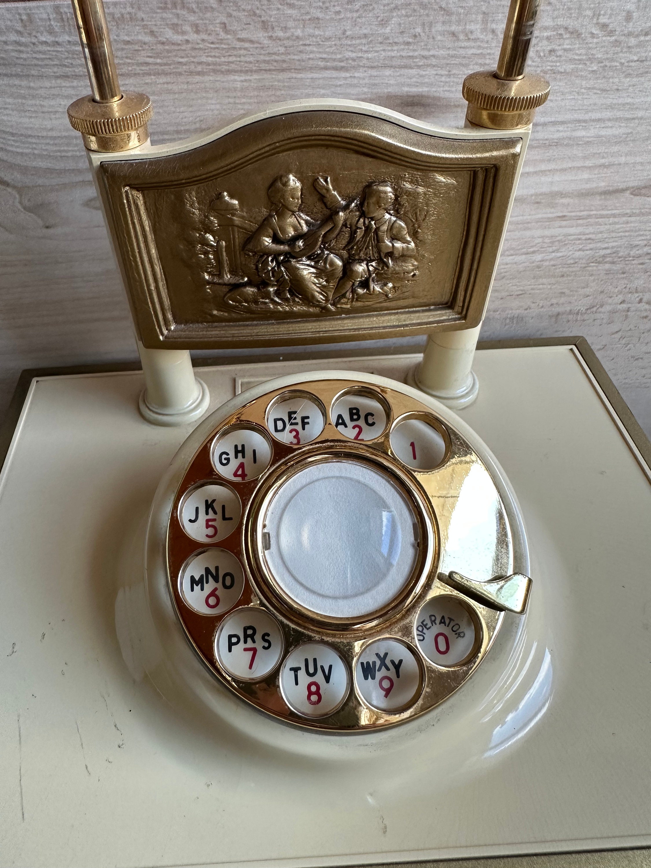 Vintage Phone Art Deco Rotary Phone Victorian Style Rotary - Etsy