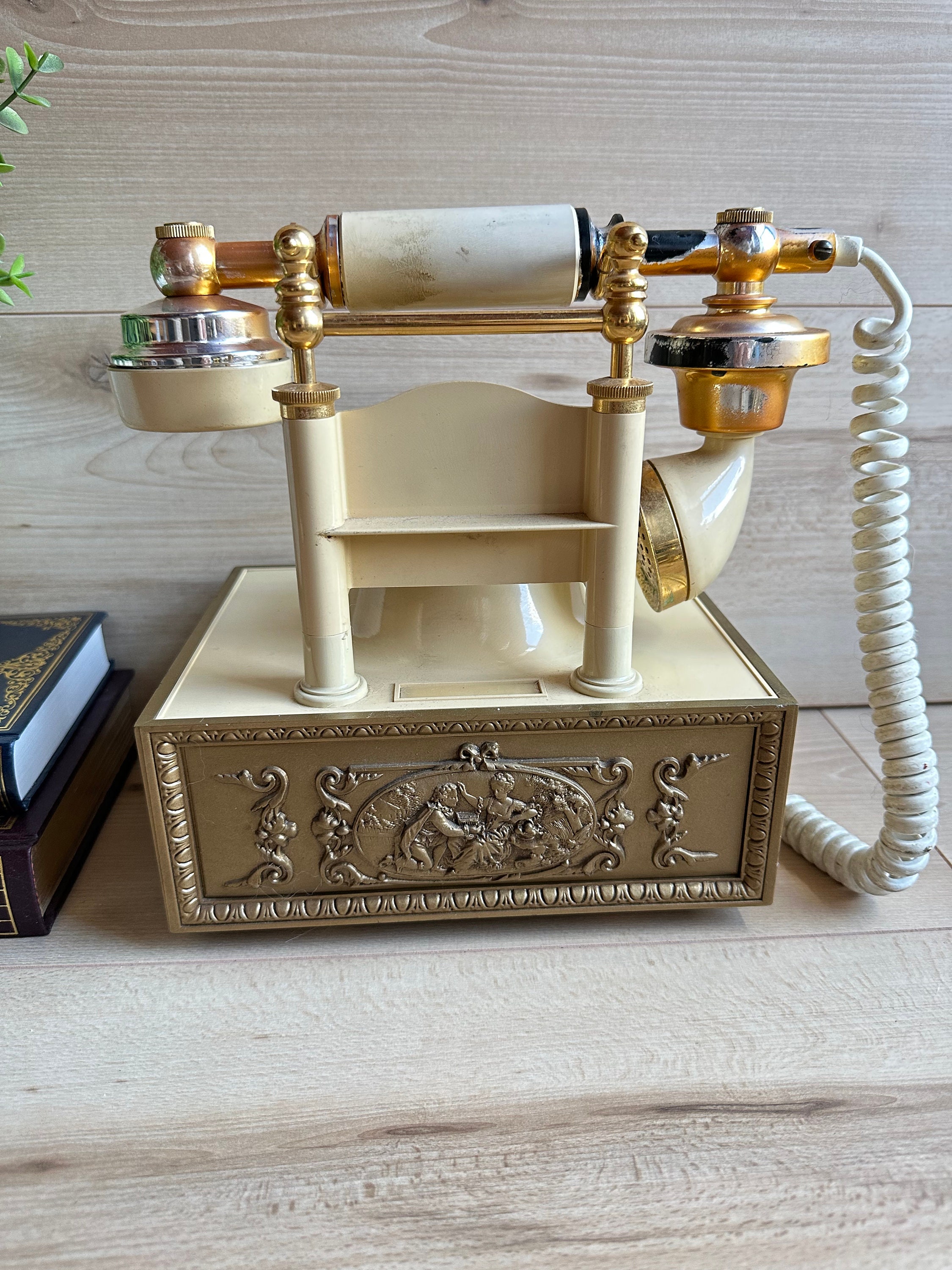 Vintage Phone Art Deco Rotary Phone Victorian Style Rotary - Etsy