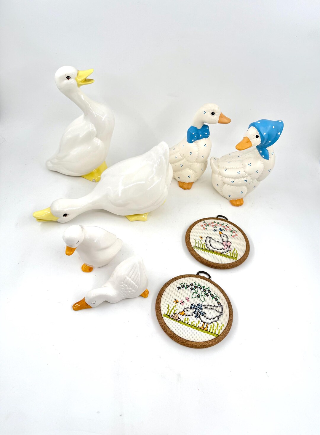 Vintage Goose Decor | Cottage Core | Grandma Core | Grand Millennial - Etsy