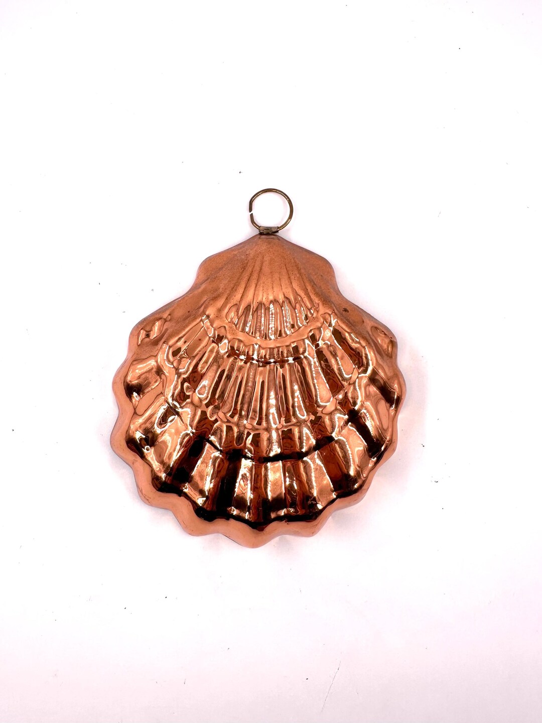 Vintage Copper Mold | Seashell Copper Wall Decor | Rustic Kitchen Decor ...