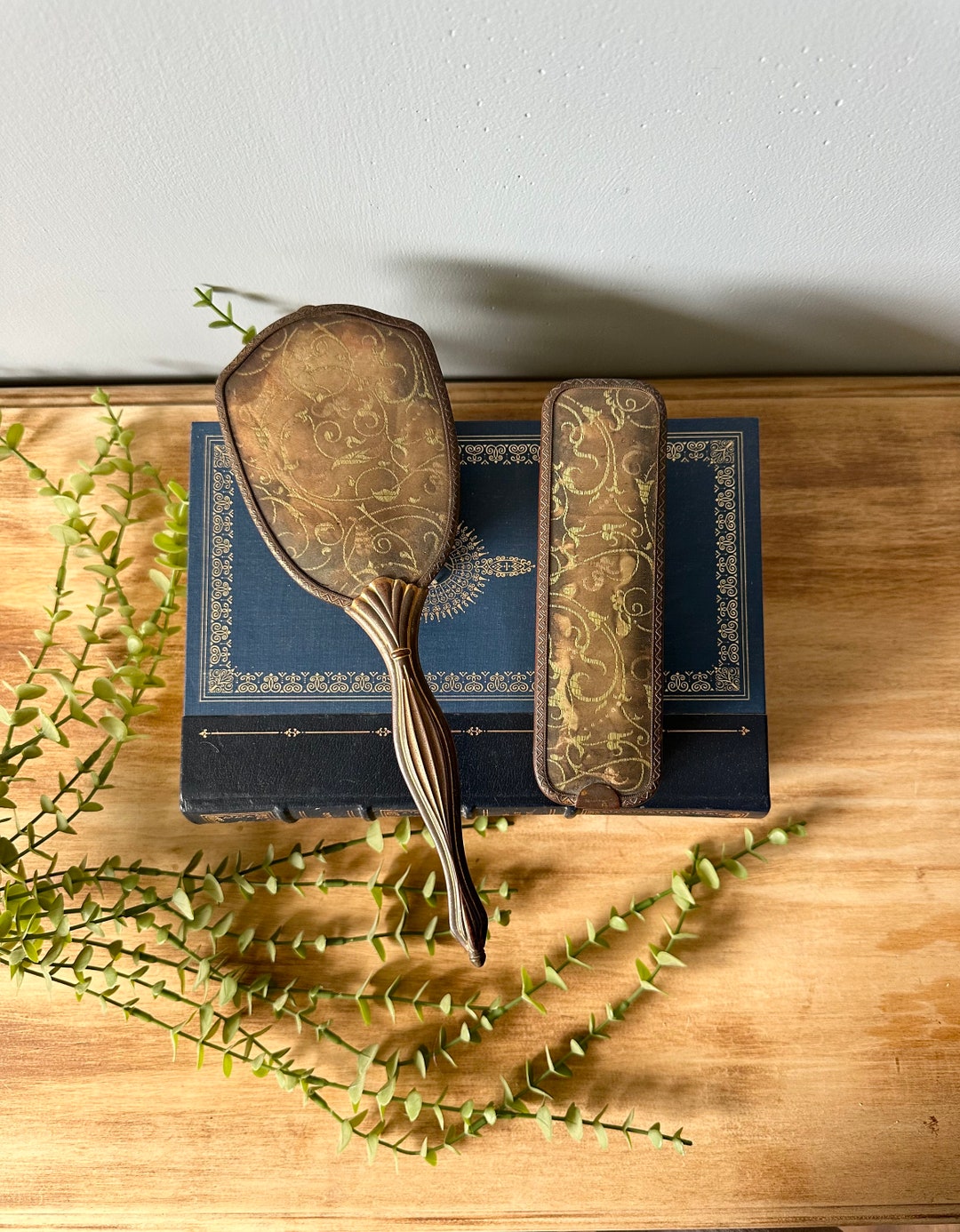 Vintage Vanity Set Victorian Style Vanity Brush Set - Etsy